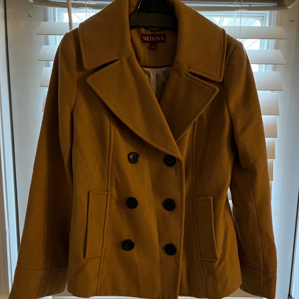 Camel Pea Coat - Gem